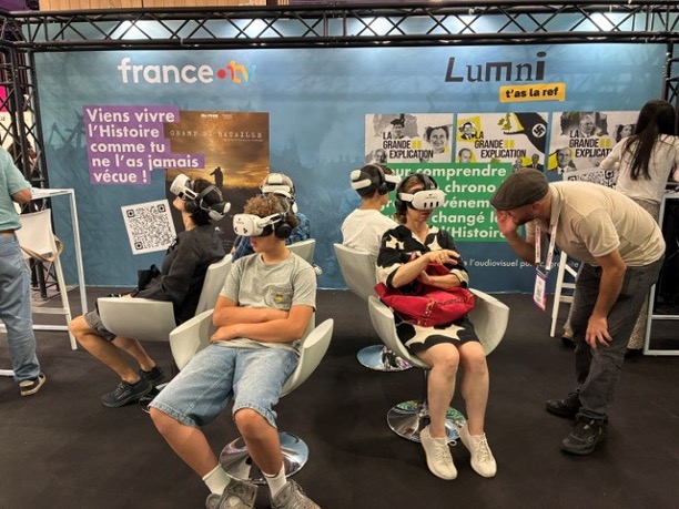 À VivaTech, Lumni fait vivre l’Histoire autrement | France TV & Vous